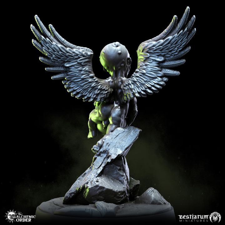 3D Printable Haemonculid Bombard | Alchemic Order | Constructs by Bestiarum Miniatures